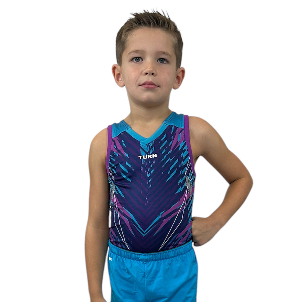 JUNIOR DOUBLE DIAMOND SINGLET – Turn Gymnastics - Europe